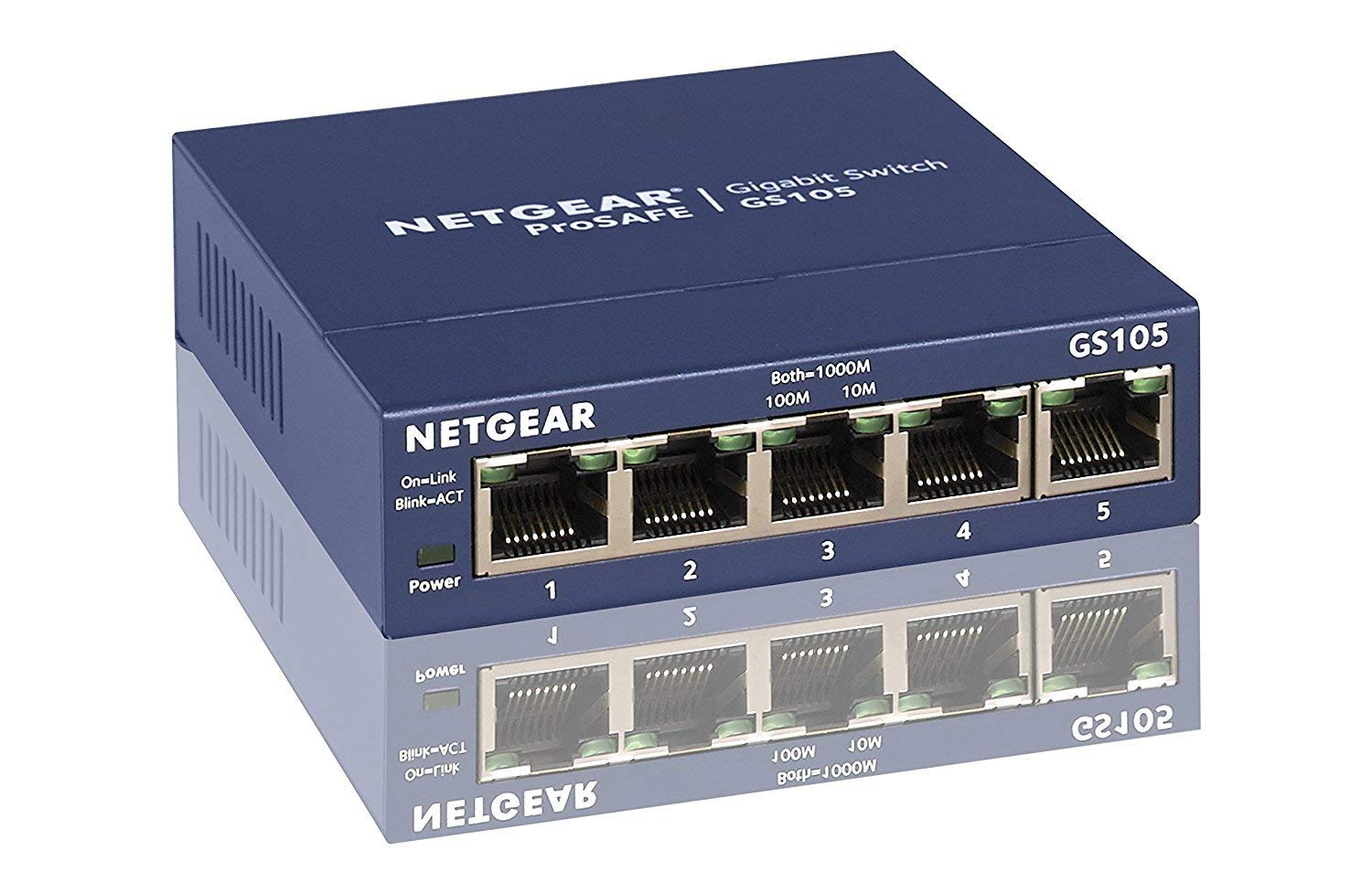 Netgear Prosafe Gs105 Ethernet Switch - 5 X 10/100/1000base-t