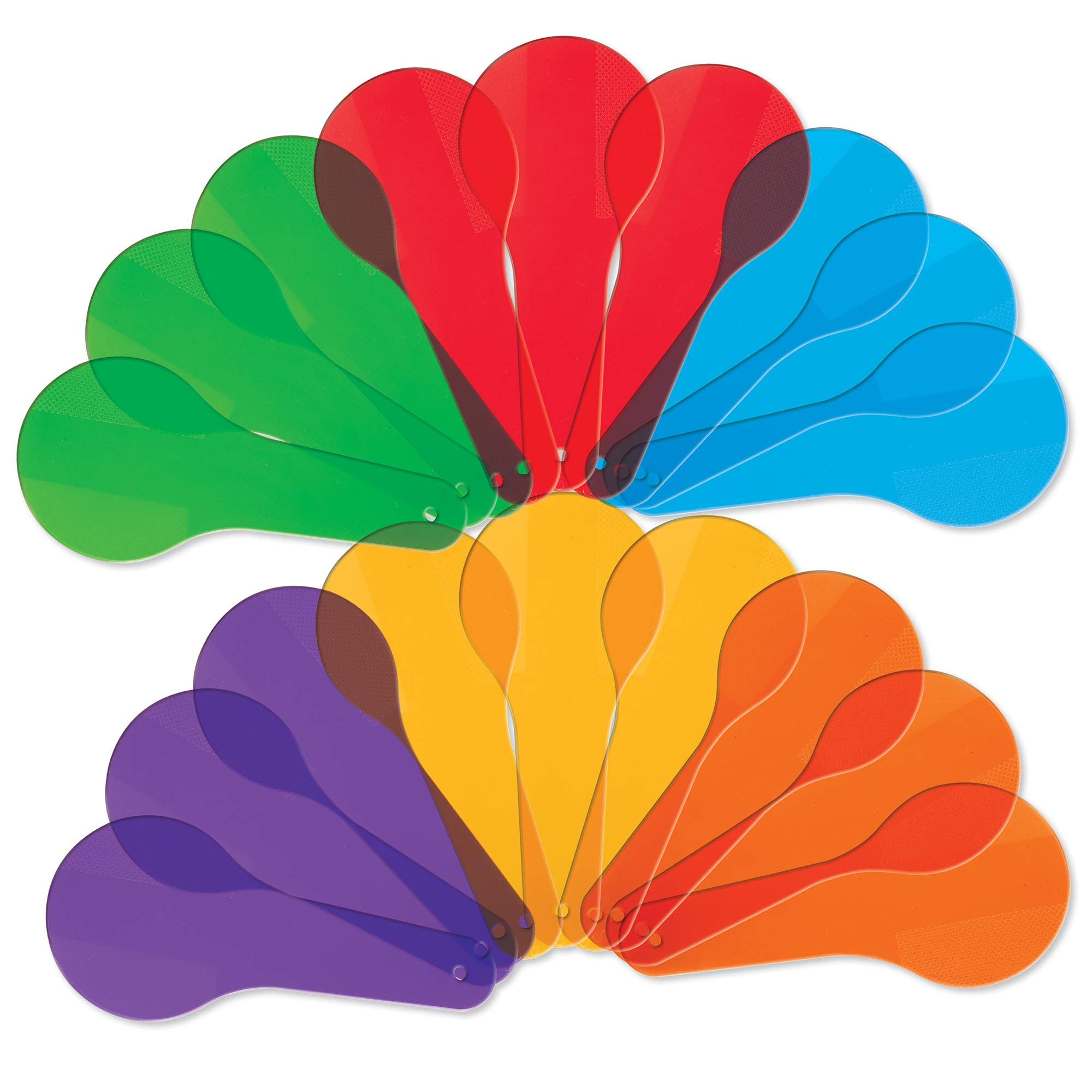 Learning Resources Color Paddles - Set of 18 Paddles, Grades PreK/Ages 3+ Preschool Science for Kids, Classroom Supplies,Back to School Supplies,Teacher Supplies