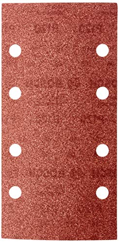 Bosch 2609256A83 10-Piece Sanding Sheet Set for Orbital Sanders 93 x 185, 120