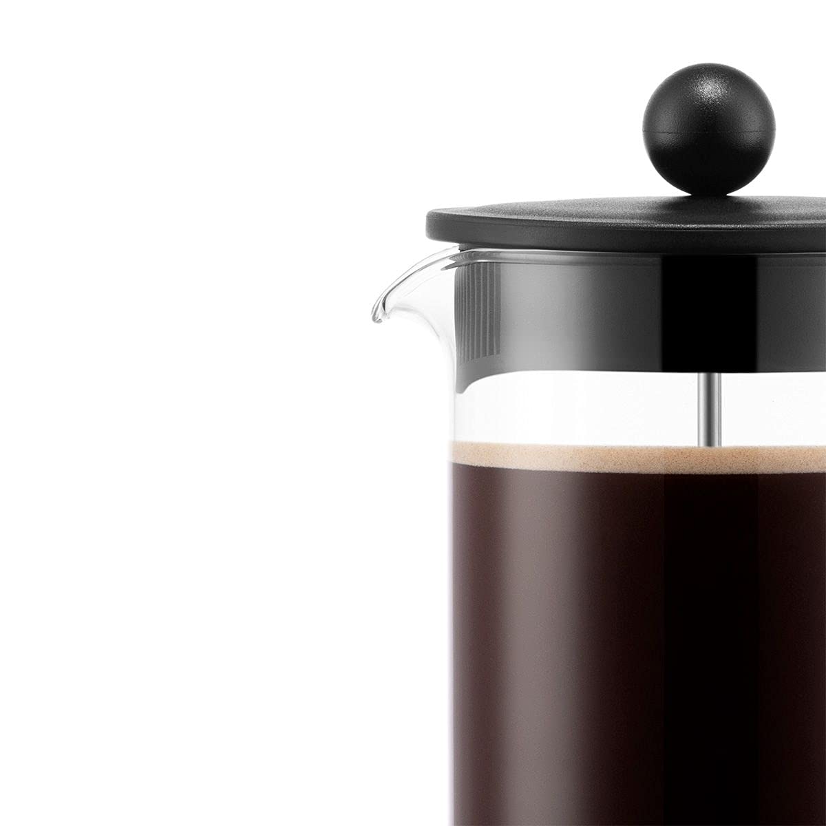 Bodum Brazil Three Cup French Press Coffee Maker - Black, 12 Fl Oz (Pack of 1)