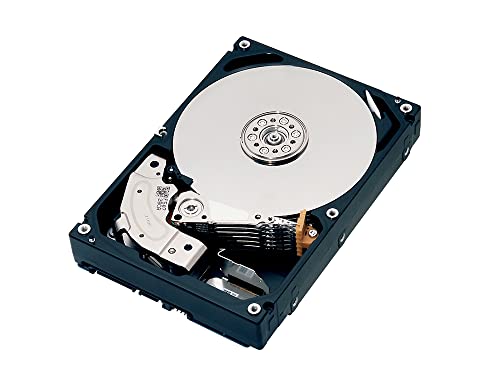 Toshiba 16TB N300 NAS 3.5 Inch SATA Internal Hard Drive. 24/7 Operation, Supports 1-8 Bay Systems, 512 MB Cache, 180TB/Year Workload, 3 Year Warranty (HDWG31GUZSVA)