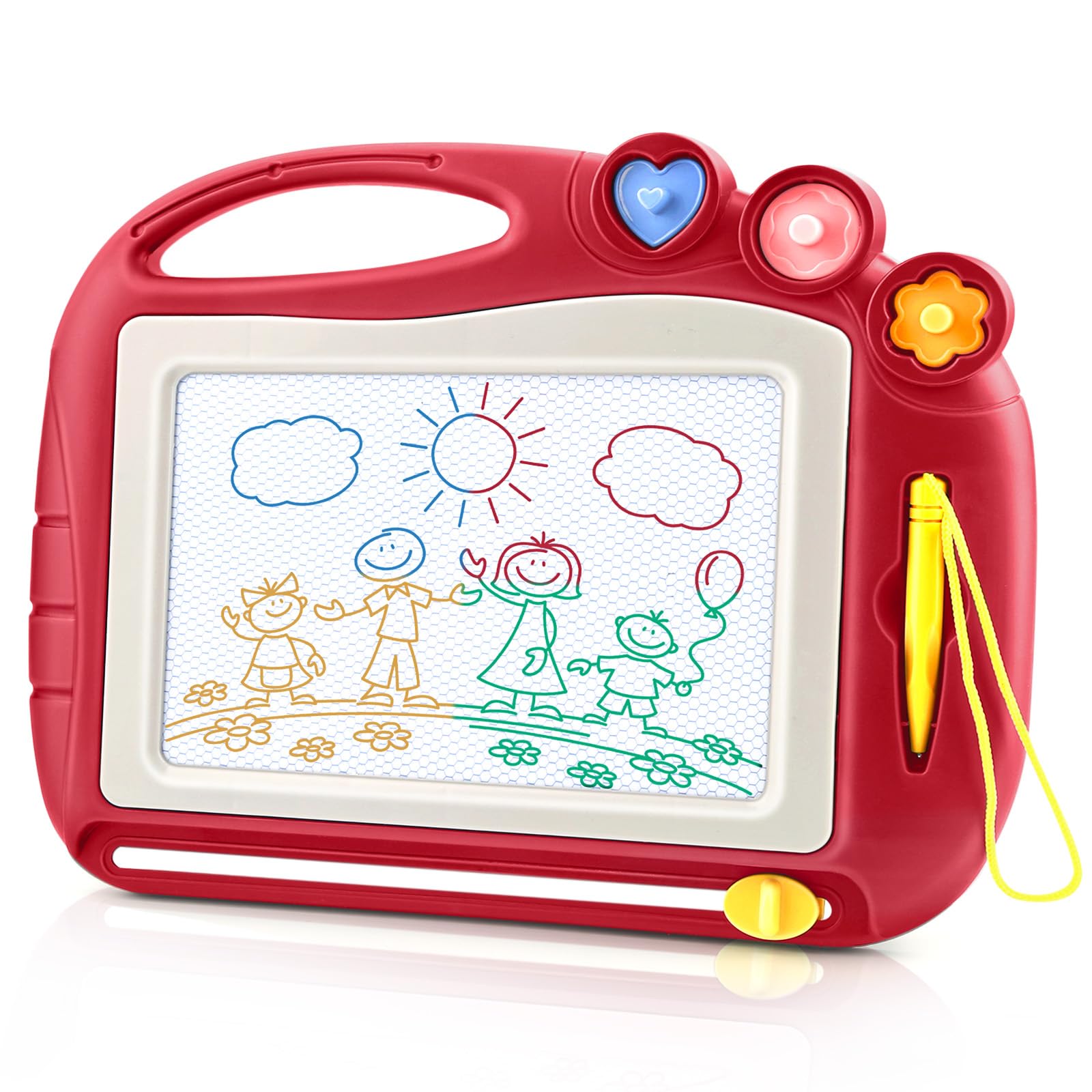 Magnetic Drawing Board, Toddler Toys for Age 1 2 3 Boys Girls, Etch a Sketch, Best Birthday Easter Christmas Halloween Kids Toy Gifts for Boys and Girls