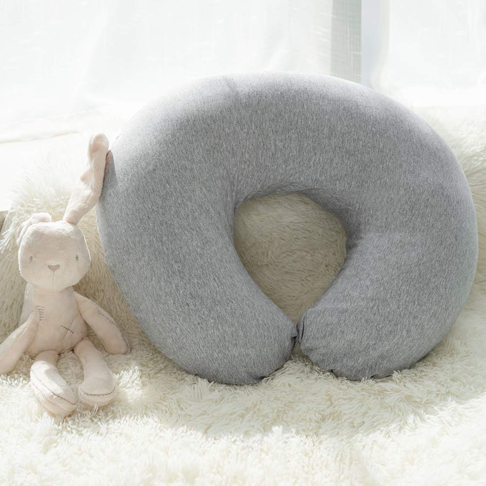 NiSleep Nursing Pillow with 2 Covers, Feeding Pillows for Breastfeeding, Baby Nursing Pillow, Machine Washable