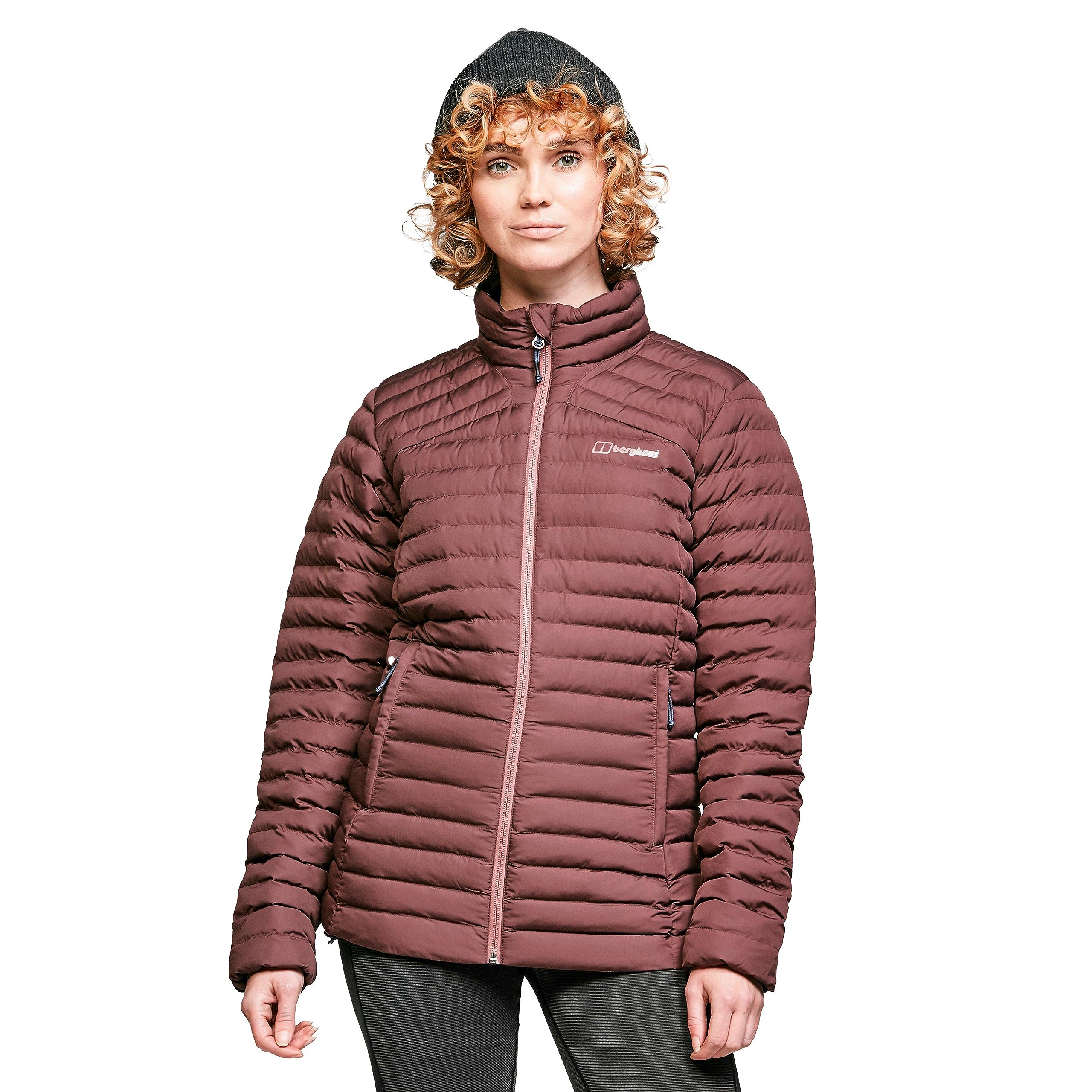 Berghaus Women's Standard Puffer Insulated Jacket Water Repellent Nula, Non-Hooded Sassafras