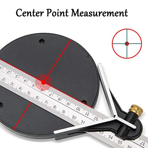 DUEBEL Combination Square 12” Horizontal Square Stainless Steel Multi-Function Carpentry Squares Right 90 Degree Angle Ruler Woodworking Square