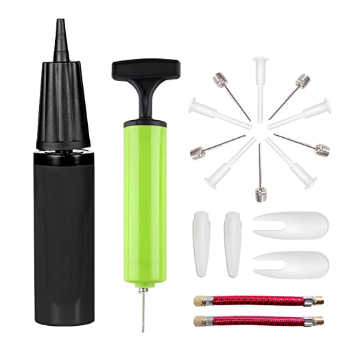BESTRIO Exercise Ball Pump and Portable Hand Air Pump for Balls,Basketball Air Pump with Needle