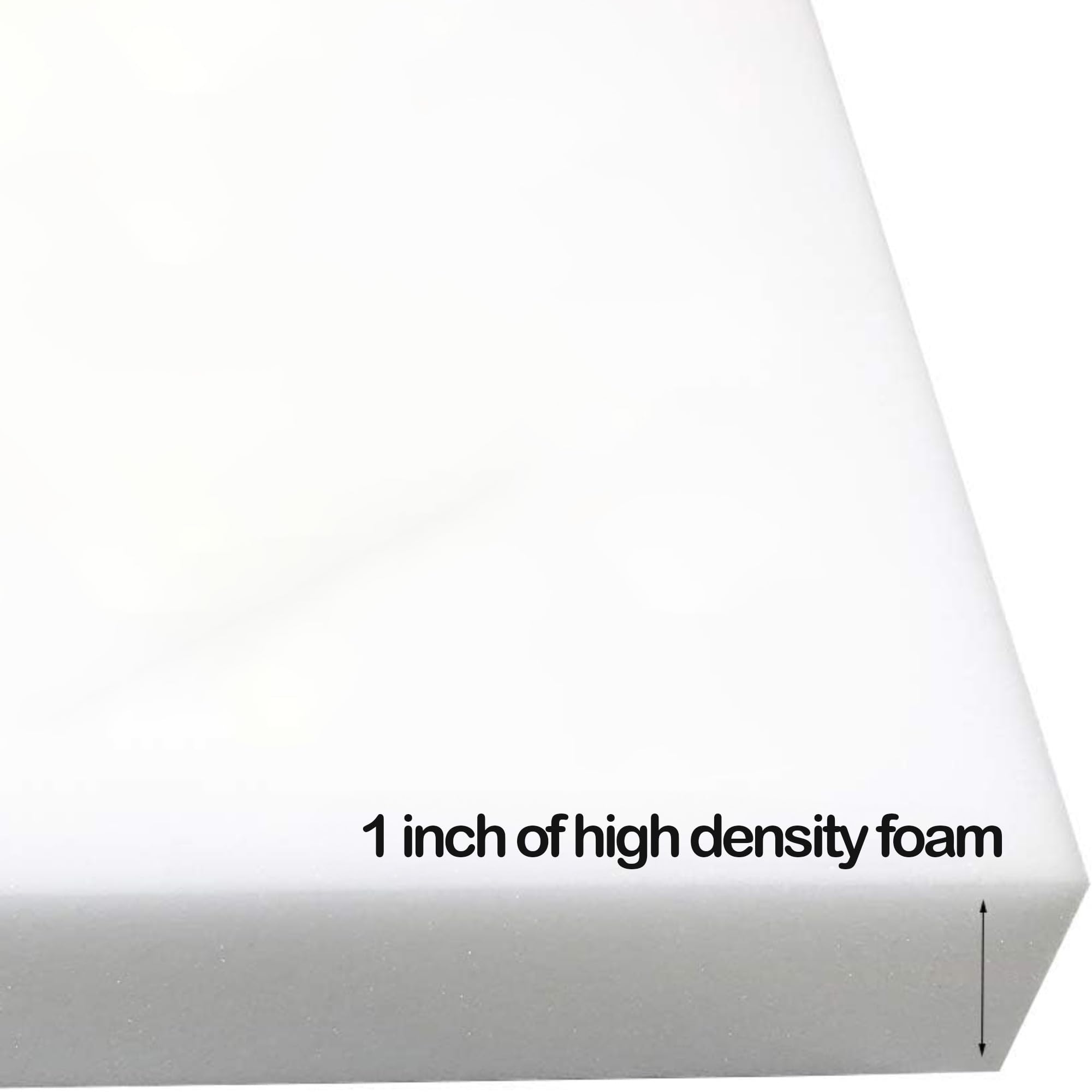 Foamma 1” x 48” x 75” Truck, Camper, RV High-Density Bunk Mattress Foam Replacement, Made in USA, Comfortable, Travel Trailer, CertiPUR-US Certified, Cover Not Included