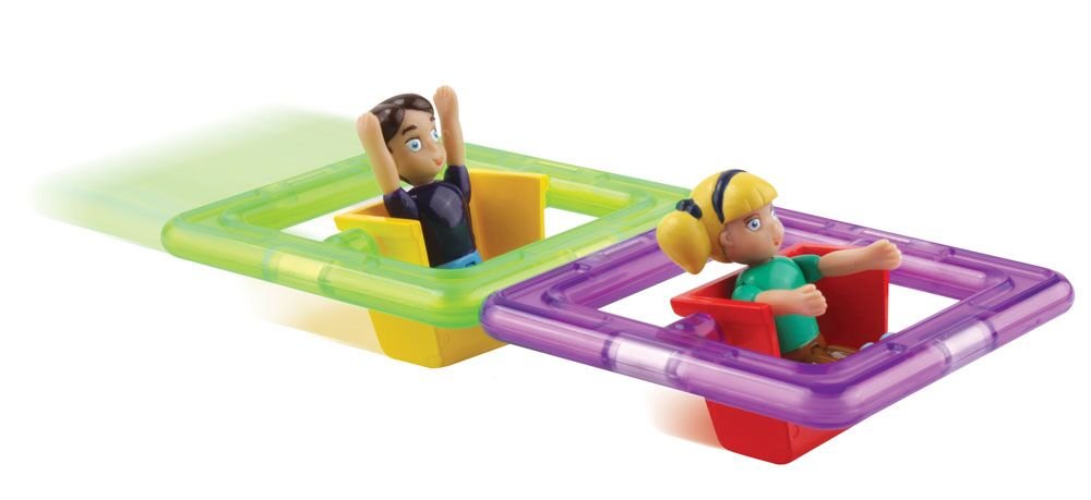 Magformers 63074 Creator Carnival Set (46-Pieces) Deluxe Building Set. Magnetic Building Blocks, Educational Magnetic Tiles, Magnetic Building STEM Toy Set
