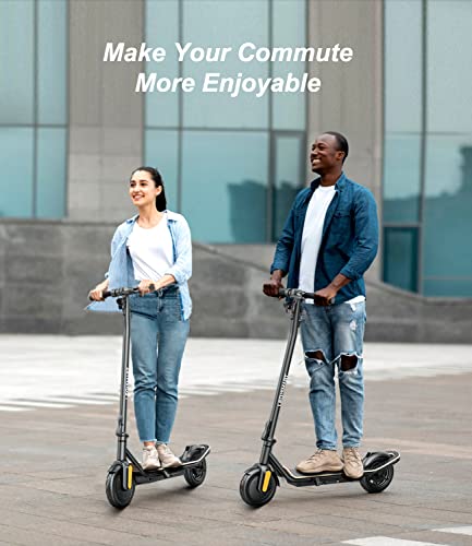 LEQISMART Electric Scooter Adults, 350W Motor & 15.5MPH, 8.5" Pneumatic Tires, 12-17 Miles Range E with 270Wh Battery, Foldable Commuting for Adults