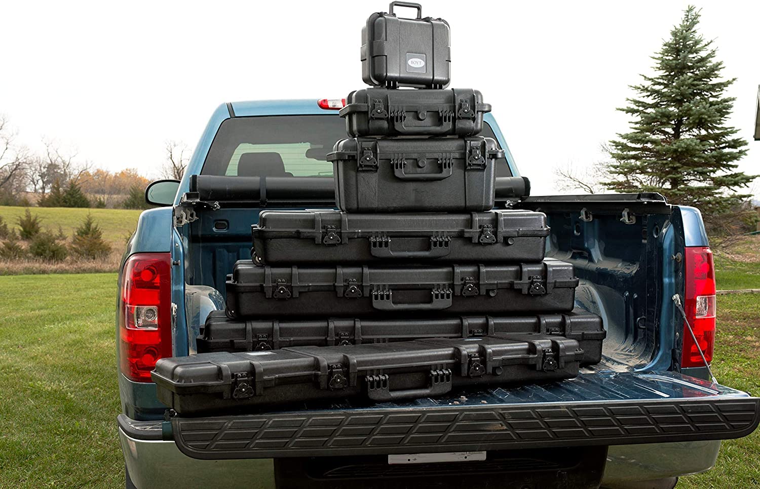 Boyt Harness H36SG Compact Rifle Hard Case, Black,36.5 x 13.5 x 4.5"