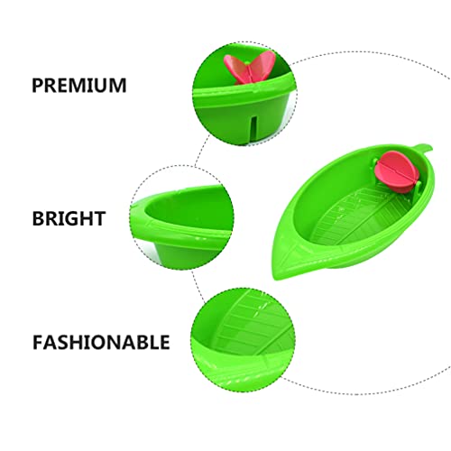 Mipcase Bird Bathtub- Parakeet Bird Bath Shower Tub Indoor Aaccessories for Pet Small Birds Parrots, Green