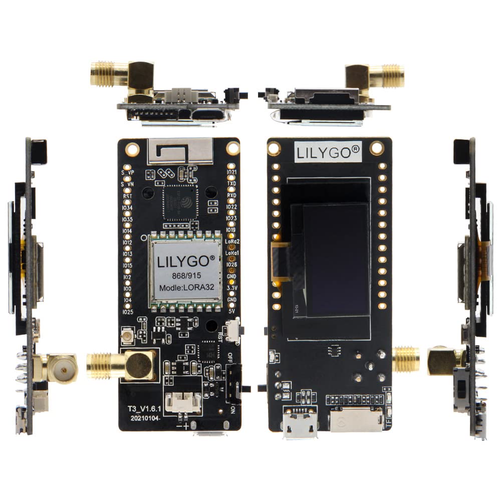 LILYGO LoRa32 915Mhz ESP32 Development Board OLED 0.96 Inch SD Card BLE WiFi TTGO Paxcounter Module