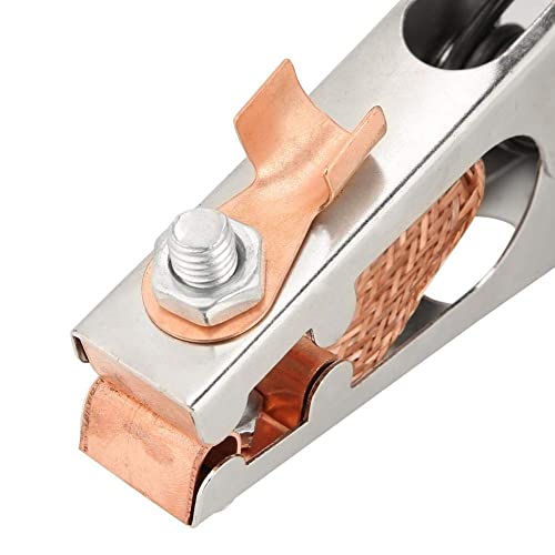 FTVOGUE 500A Welding Clamps Electroplated Welding Earth Clamp for Manual Welder Copper(US type)