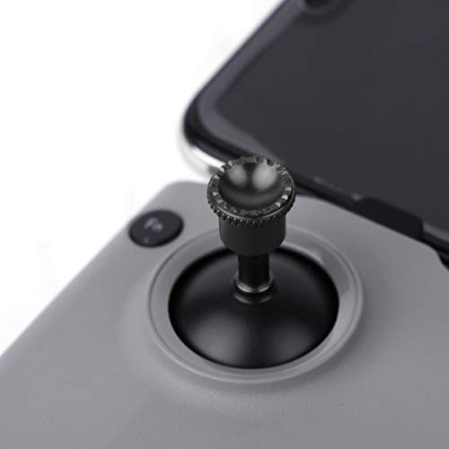 Kimyoaee 1 Pair Remote Controller Stick CNC Aluminum Transmitter Joystick Thumb Rocker Metal Protector for DJI Mavic Air 2 Drone - Black