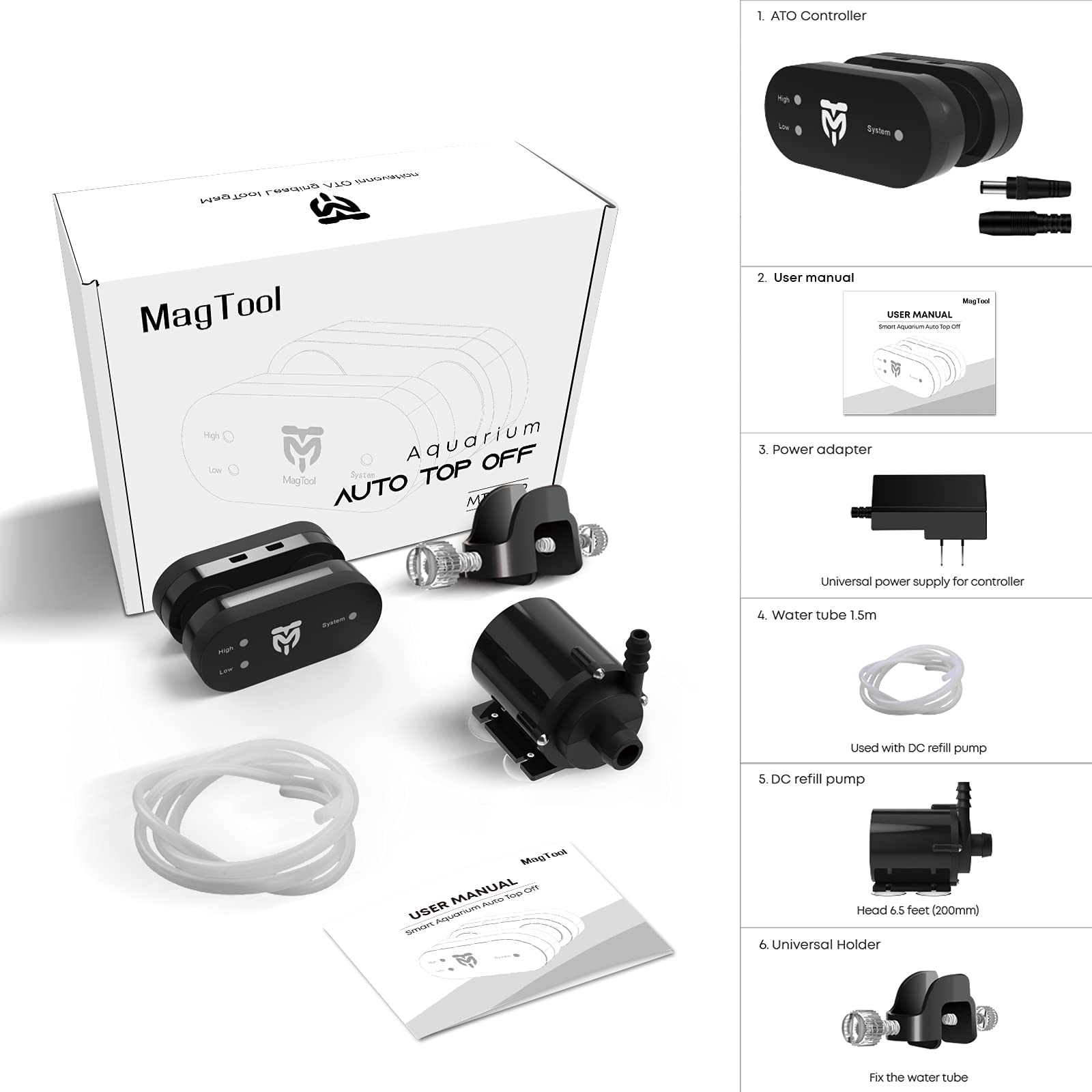 MagTool Platinum Serial Optical Auto Top Off System(ATO) with Smart SPT Algorithm and Beep Alarm(MT-200)