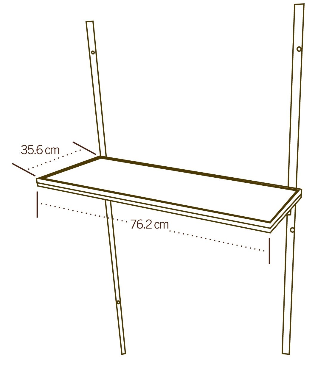 Lifetime 0115 14" x 30" Shelf Accessory Kit Sheds, 5 Pack