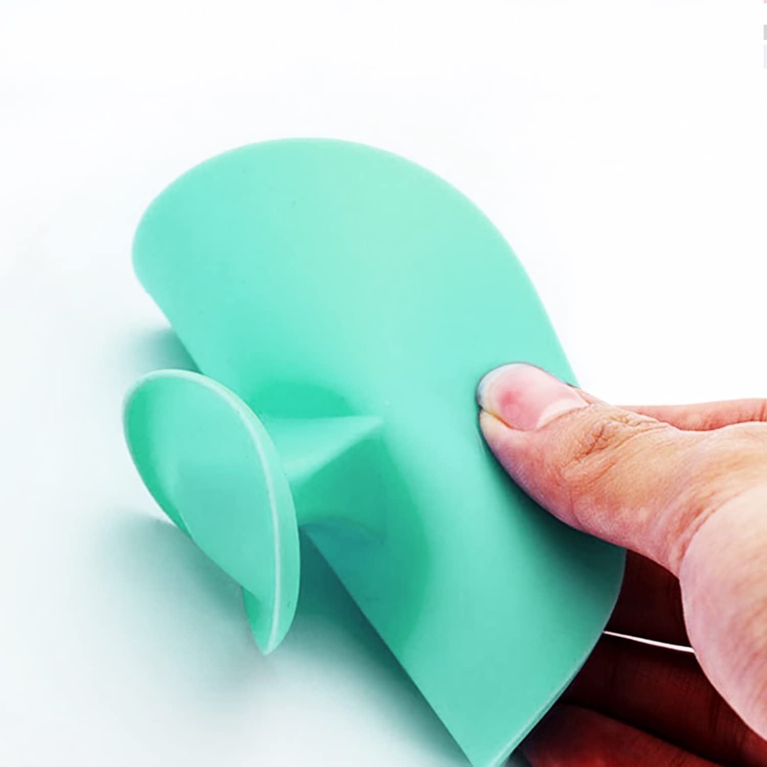 Makeup Brush Cleaning Pad, Brush Cleaning Mat, Silicone Makeup Cleaning Brush Scrubber Mat, Cosmetic Brush Cleaner with Suction Cup for Valentines Day (2 Pack-Green & Pink)