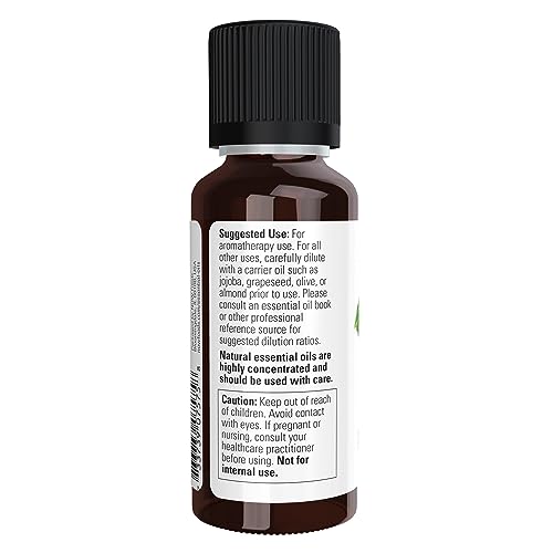 NOW Foods Essential Oils, Patchouli Oil, Earthy Aromatherapy Scent, Steam Distilled, 100% Pure, Vegan, Child Resistant Cap, 1-Ounce
