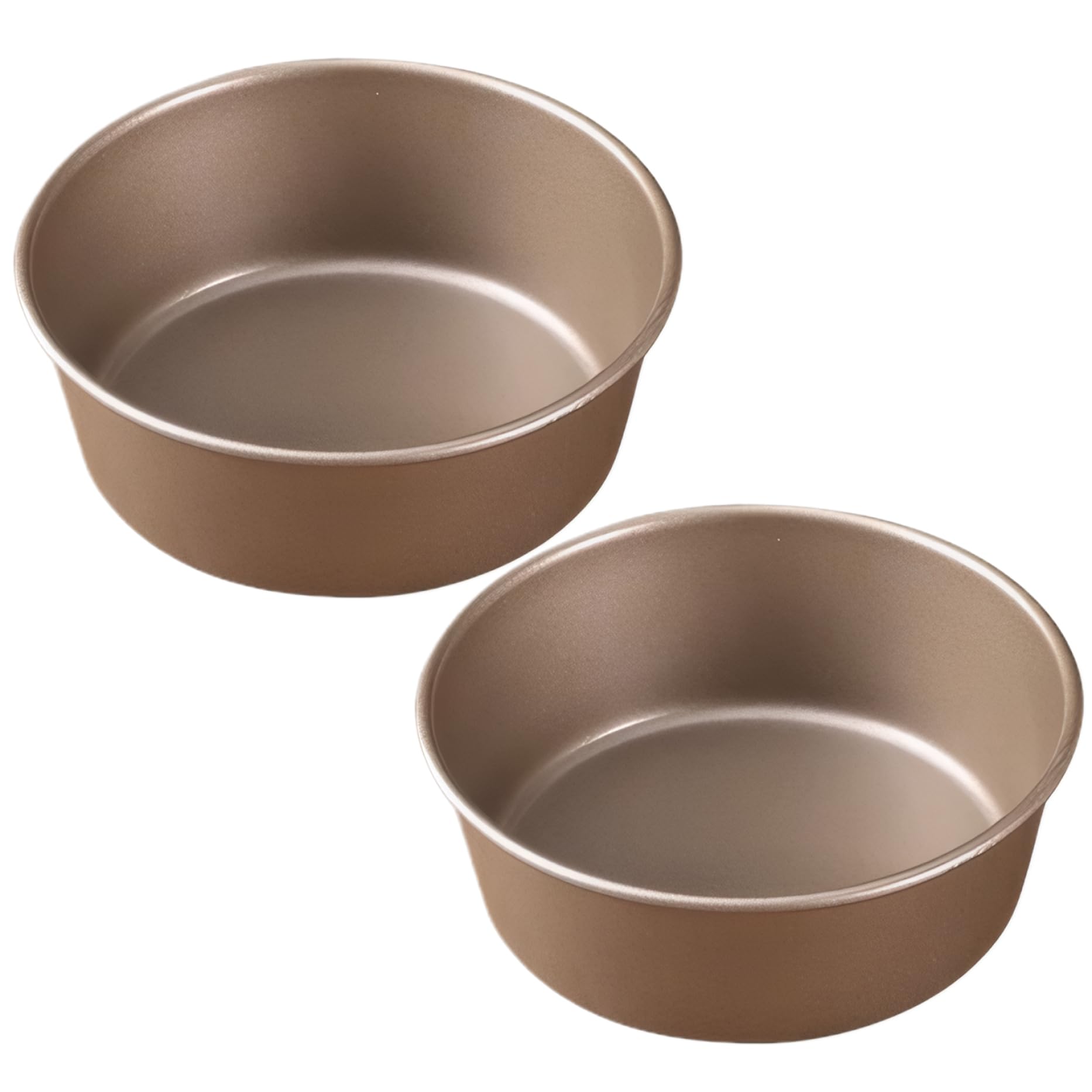 Ramekins for Air Fryer 2PCS 4'' Air Fryer Egg Moulds Non Stick Air Fryer Egg Poacher Mini Cake Tin for Baking Muffin,Sandwiches,Breakfast Kitchen Cooking Tool