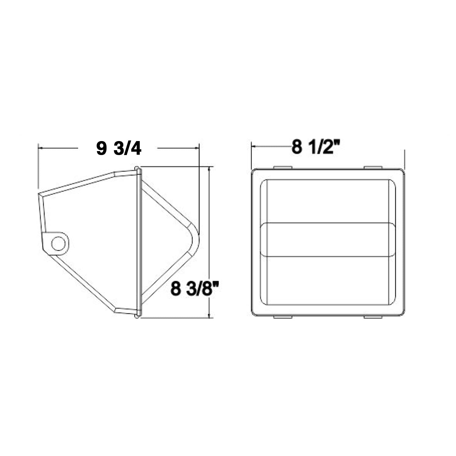 LED Wallpack Lights, 100~277V, 5000K, 30W, Outdoor Wall Pack Lighting, Sealed with High Grade Weatherproof Silicone Gasket, for Parking Areas, Driveways, Garages, Bronze
