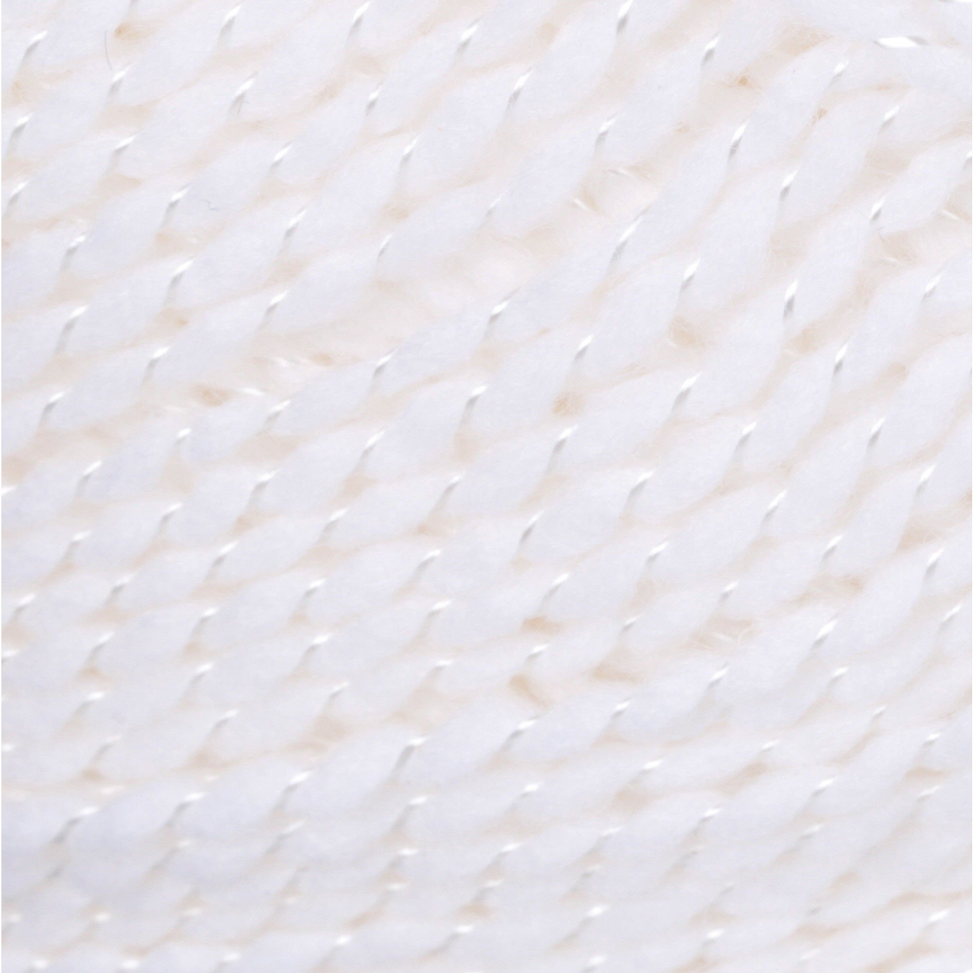 Bernat Big Ball Baby Sparkle Yarn - (3) Light Gauge 100% Acrylic - 10.5oz - White - Machine Wash & Dry