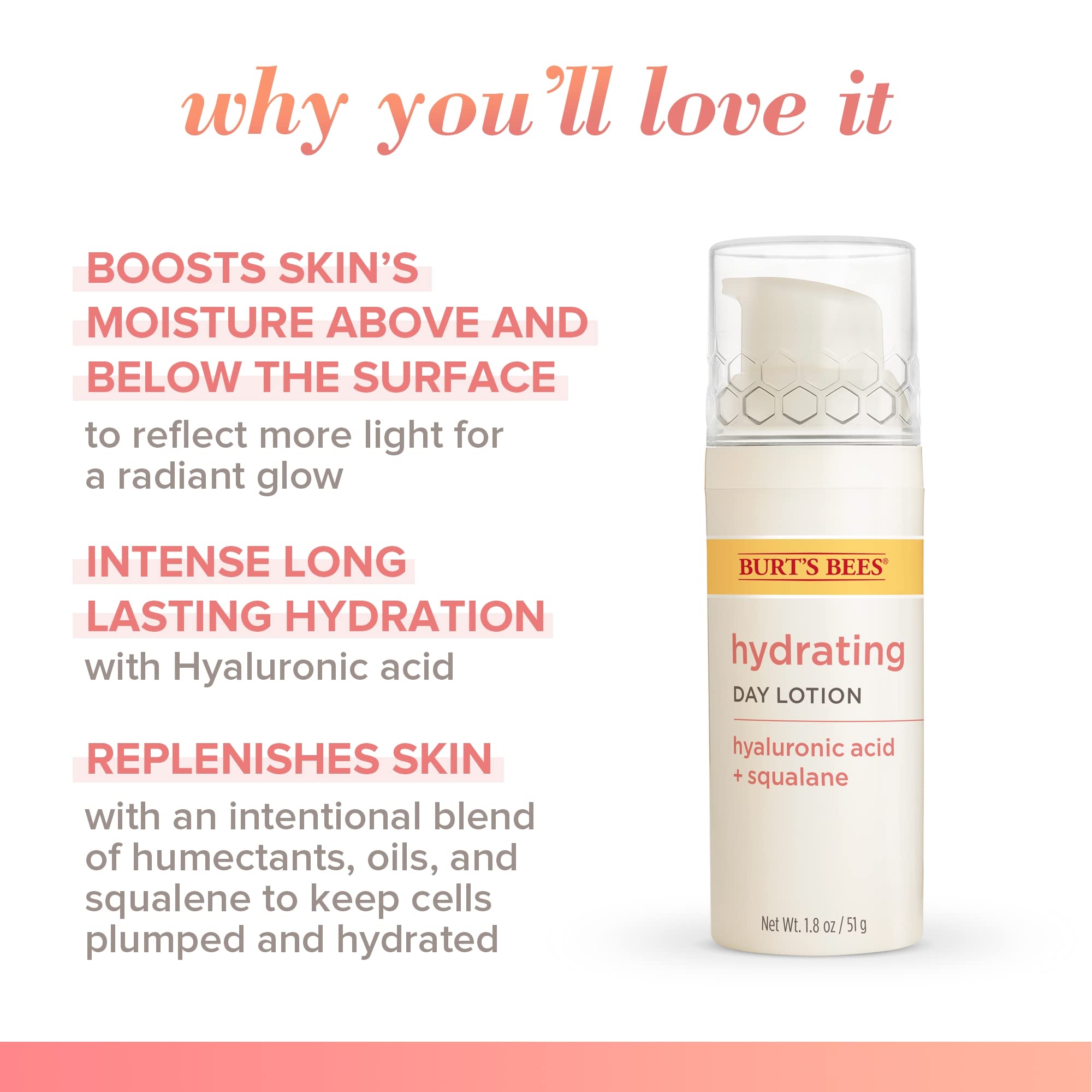 Burts Bees Truly Glowing Day Lotion - Dry Skin Unisex 1.8 oz, White, (I0115836)