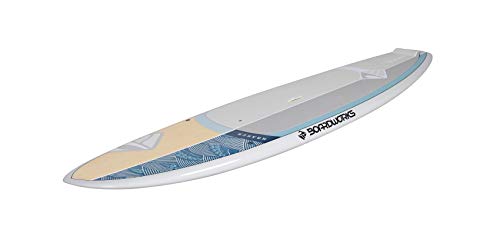 Boardworks Kraken | Surf and Fun Stand Up Paddleboard | EXP Veneer - Epoxy Hardboard | 10' 3", Bamboo/Grey/Ocean