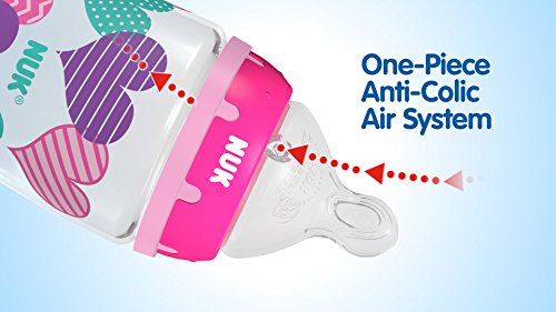 NUK Disney Baby Bottle, Minnie Mouse, 3 Count (Pack of 1)