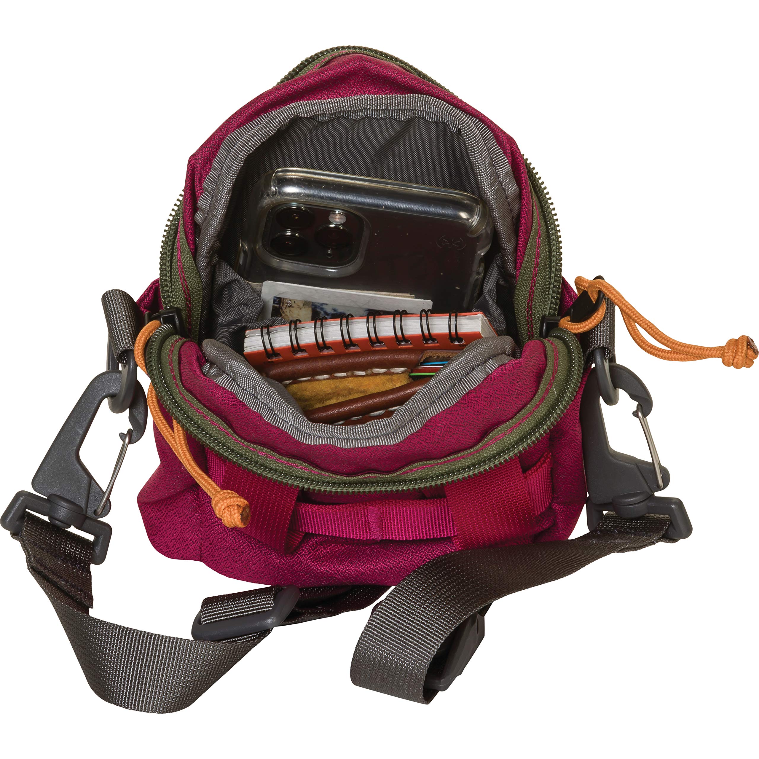 Mystery Ranch Bop Shoulder Bag - Crossbody Travel Bag, Magenta, 1.5L