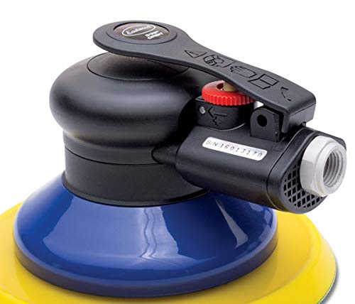Eastwood 6 in. Air Random Orbital Palm Sander Non-Vacuum 3/32 in. Orbit Auto Body Orbit Da Sanding Low Vibration