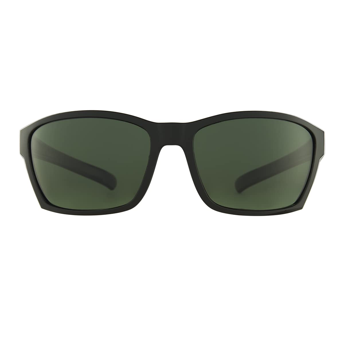 Bnus glass lens sunglasses for men polarized UV400 protection (Black/G-15 polarized lens)