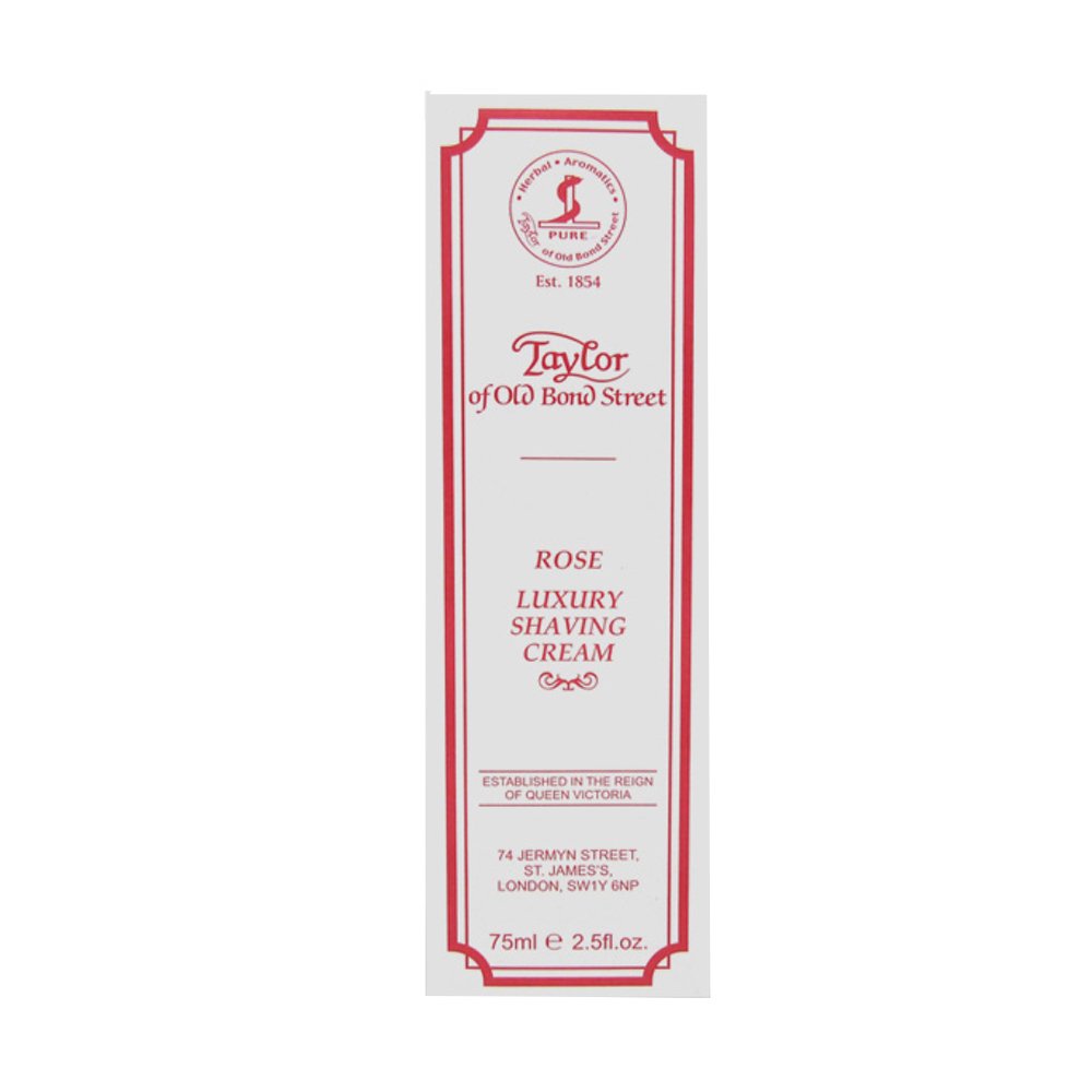 Shaving Cream 75ml Tube Rose