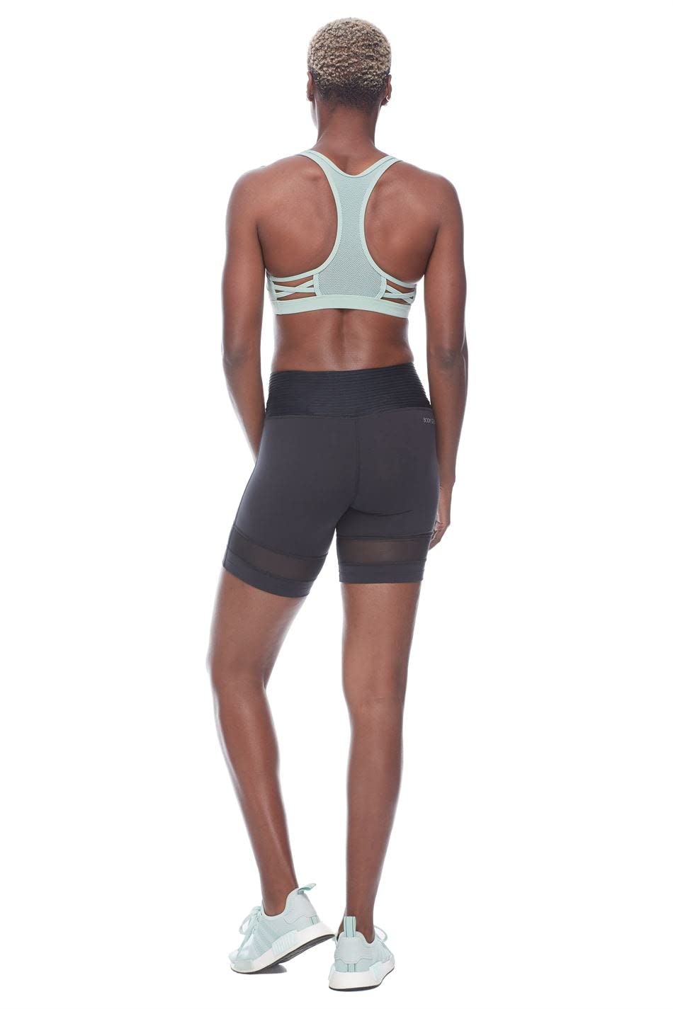 Body Glove Active Women's Mercury Performance FIT Activewear Short with Pintuck Detail, Black, Medium