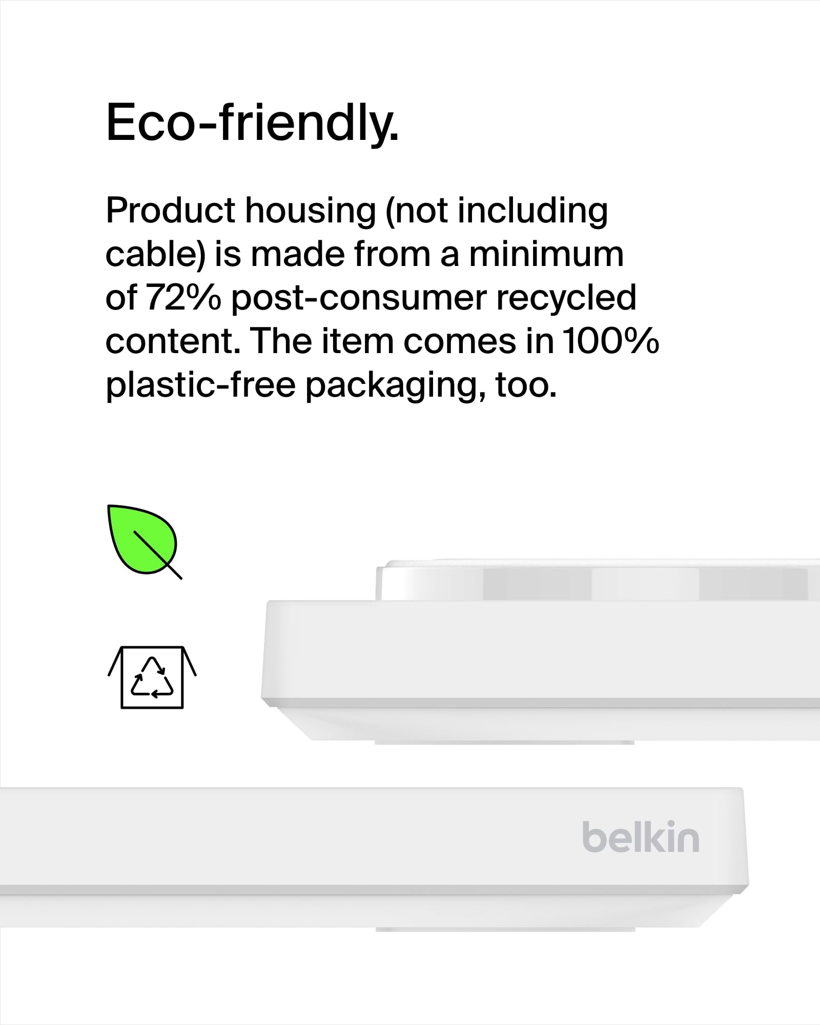 Belkin MagSafe 3-in-1 Wireless Charging Stand (Older 2021 Release) for Apple Watch, iPhone Series, AirPods - White