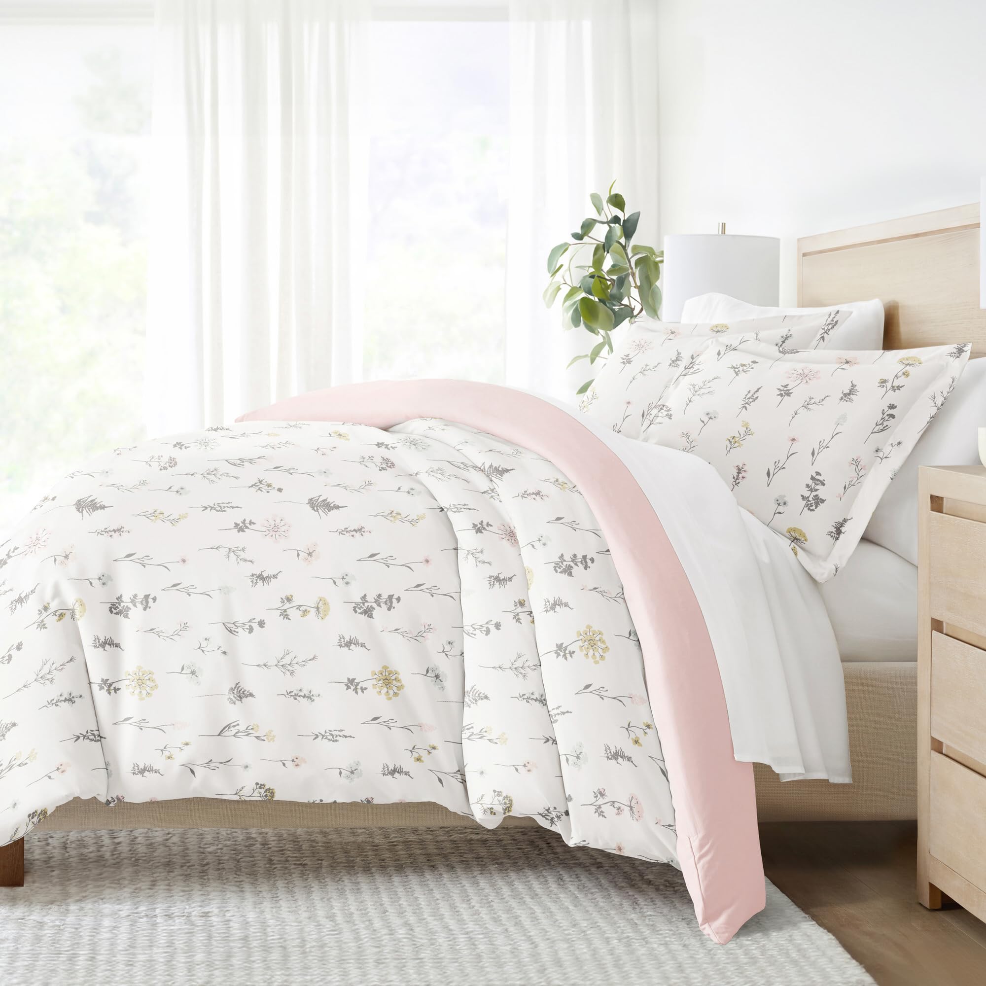 Linen Market Twin Duvet Cover (Pink) - Experience Hotel-Like Comfort with Unparalleled Softness, Exquisite Prints & Solid Colors for a Dreamy Bedroom –Duvet Cover Twin Set with 1 Pillow Sham