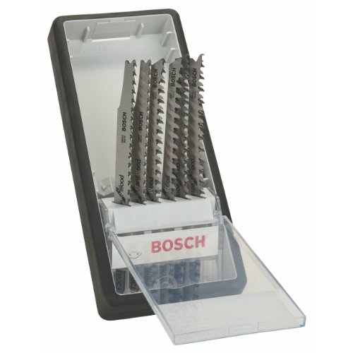 Bosch 2607010572 Jigsaw Blade-Set "Robuste-Linie Wood-Expert" 6 Pcs