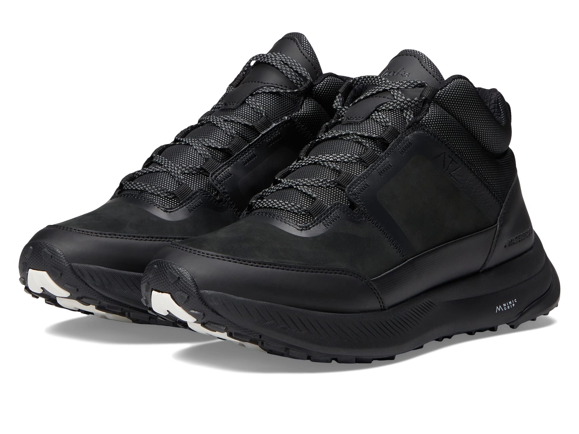 Clarks ATL Trail Up Black Nubuck Waterproof 10 D (M)