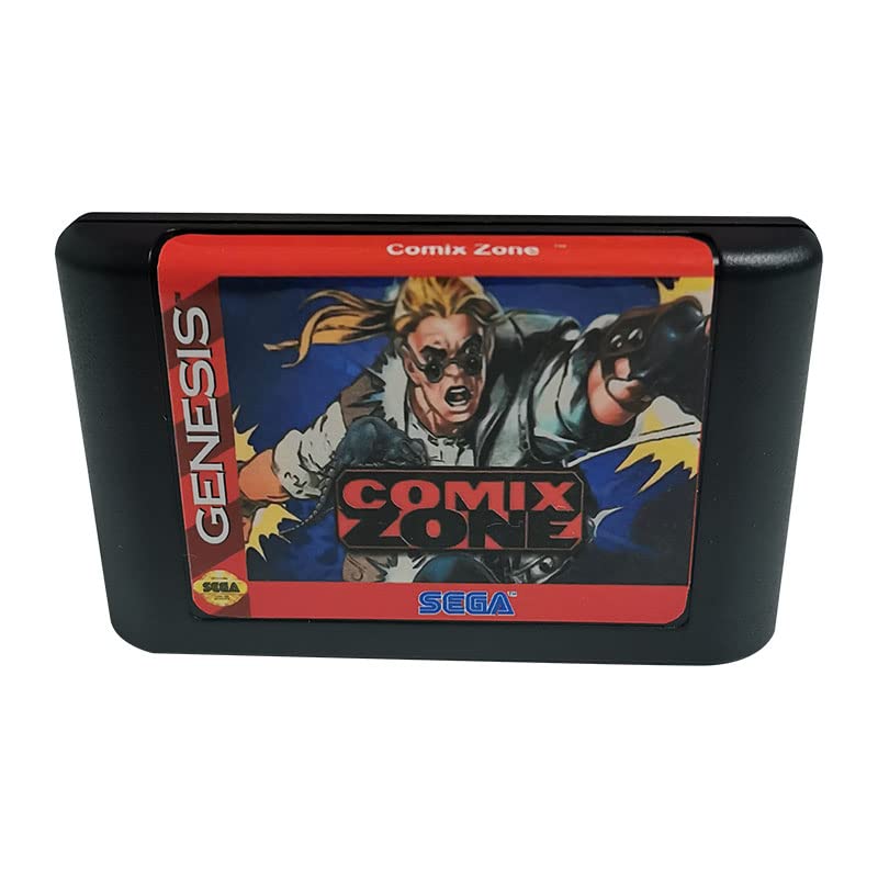 Comix Zone-Games 16 Bit MD Game Card For PAL And NTSC Version