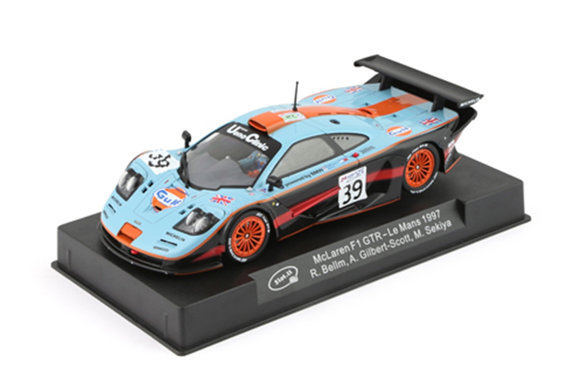 Slot.It McLaren F1 GTR Gulf #39 Le Mans 1997 Performance Slot Car (1:32 Scale)