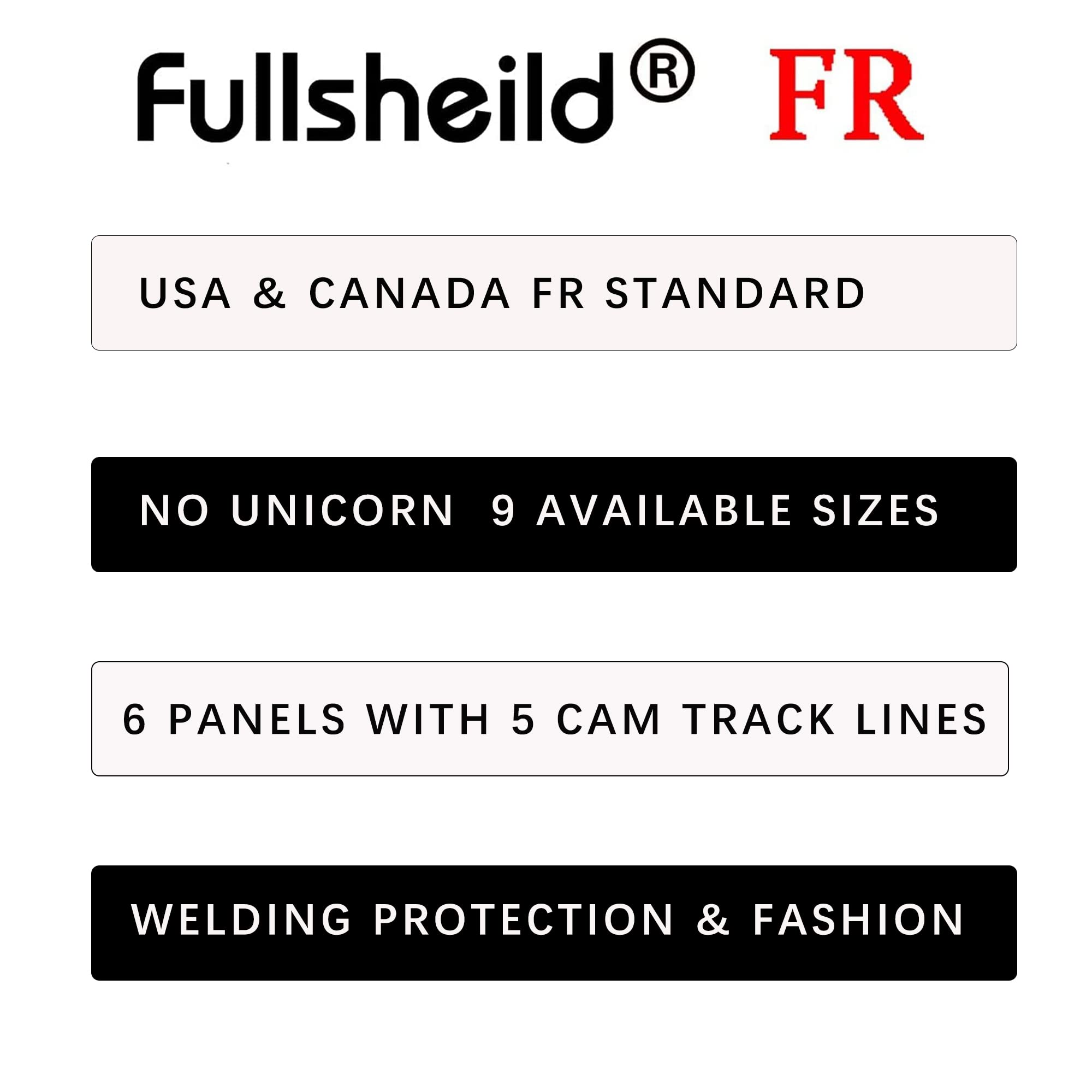 Fullsheild Reversible Welding Cap Flame Resistant CAT 2 Protective FR Welder Hats 6 Pannel Midweight Printed for Men Women 2PCS 7 5/8