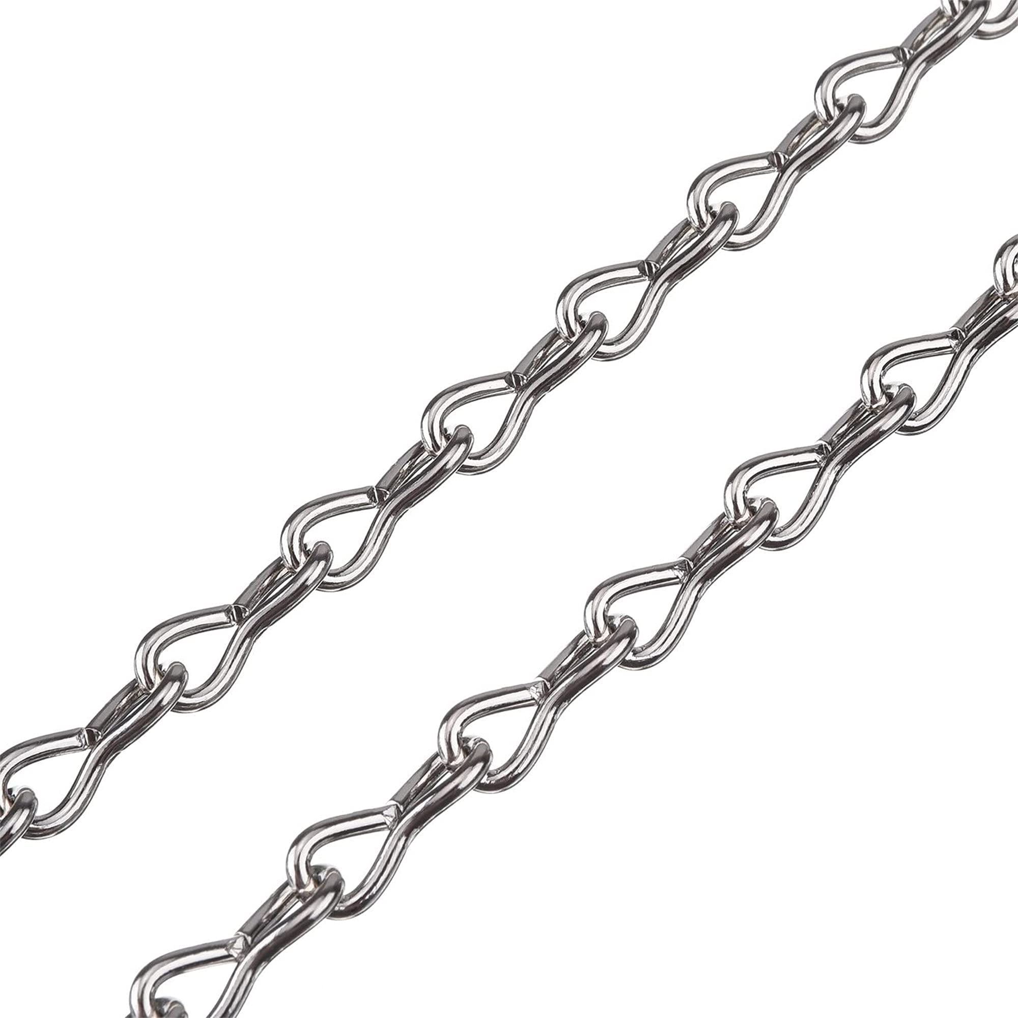 EBOOT 2 Pack 35 Inch Hanging Chain for Bird Feeders, Planters, Lanterns and Ornaments (Silver)