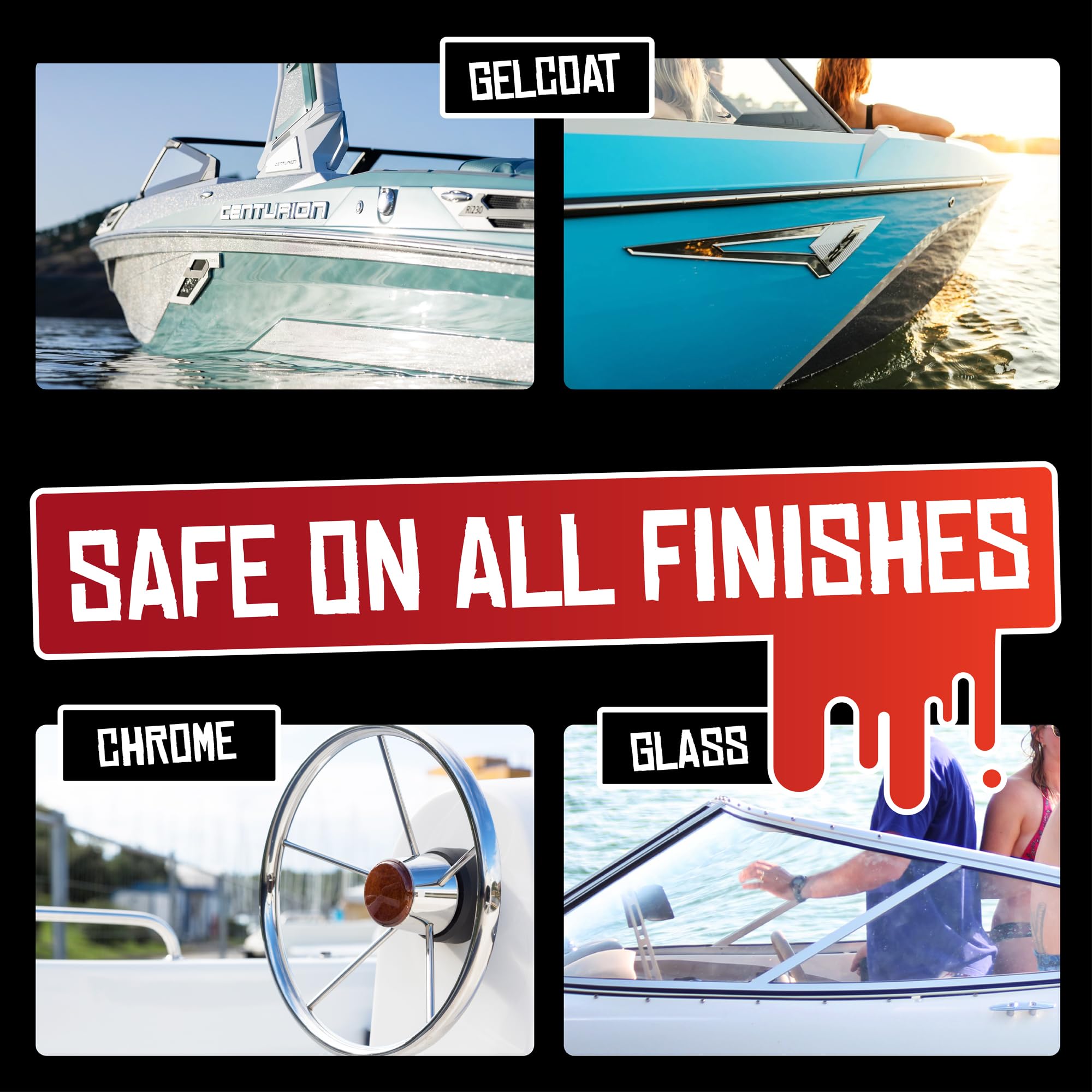 Boat Juice Protection - SiO2 Ceramic Spray Coating - Extreme Gloss + Slickness - Protect Your Boat from Water Spots
