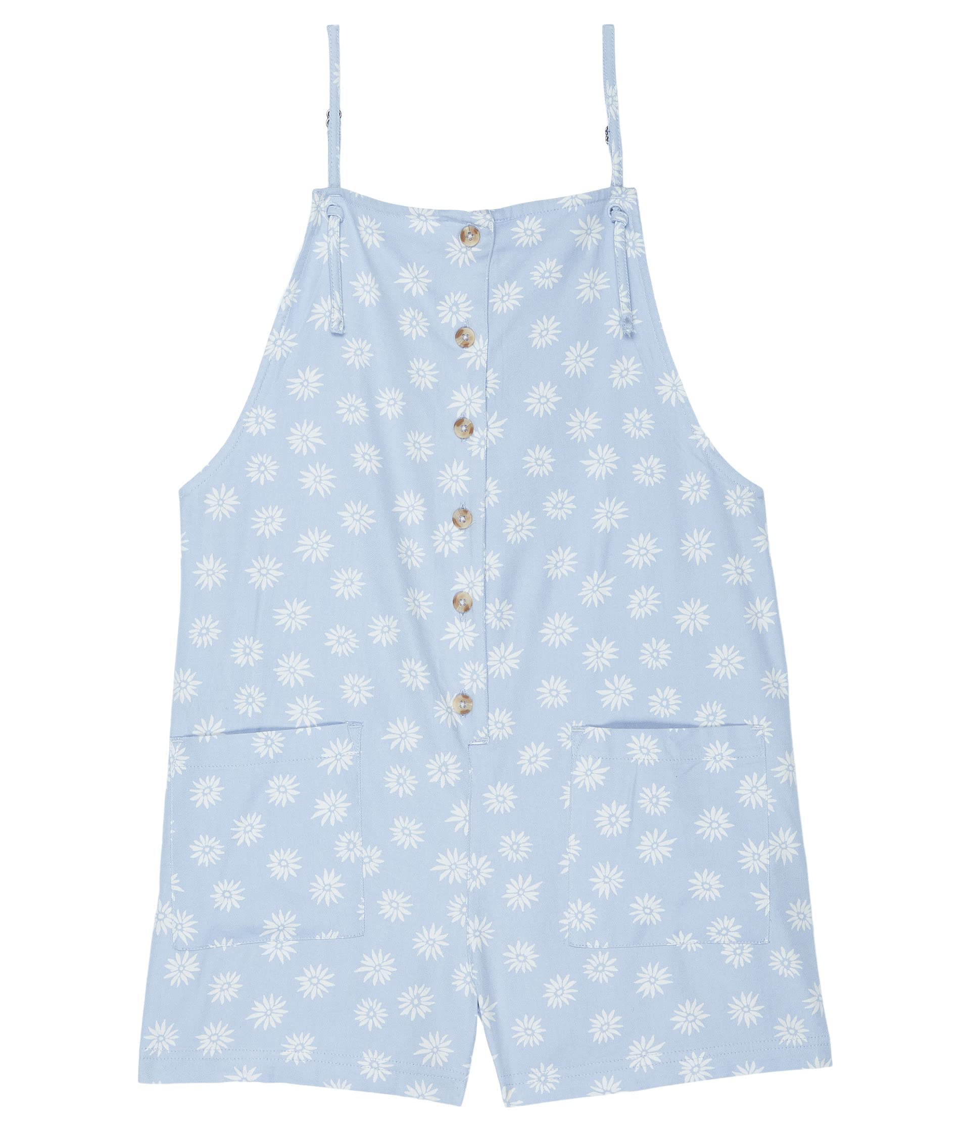 Billabong Girls' Wave Watch Jr Short Overall, Avocado, XXS (4-5 Little Kid)