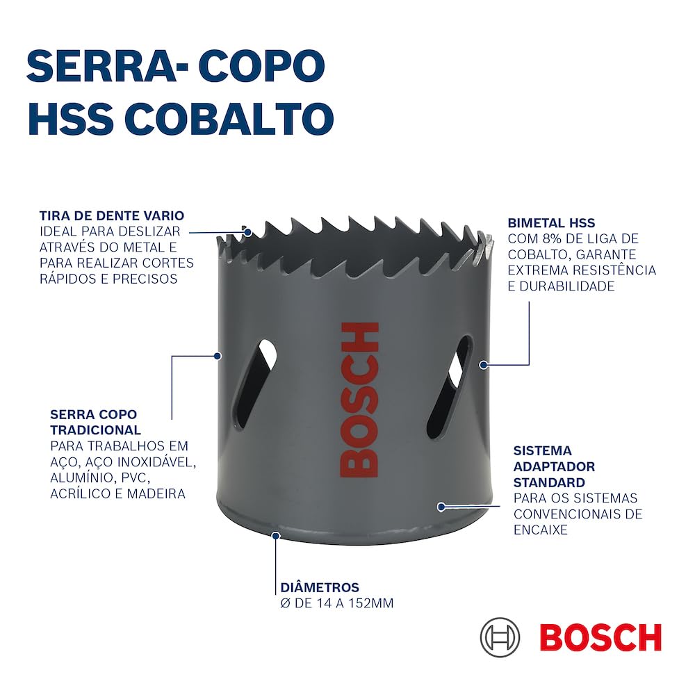 Bosch 2608584128 Holesaw of Hss-Bimetall 3.5In