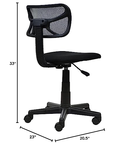 Student Mesh Task Office Chair. Color: Black