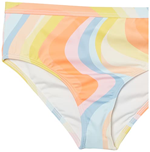 Billabong Girls' Groovy Road Mini Crop Two-Piece Swim Set (Little Big Kids), Multi, 8