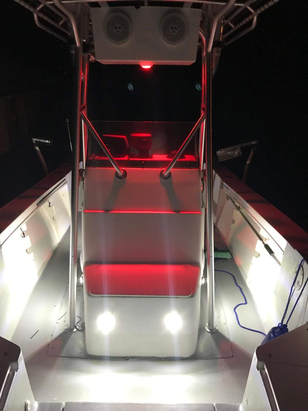 Boaton Boat LED Night Fishing Lights, Courtesy Lights, Deck Lights, Marine Boat Led Lights, Boat Interior Lights, Boat Navigation Lights, Navigation Lights For Boats Led (White)