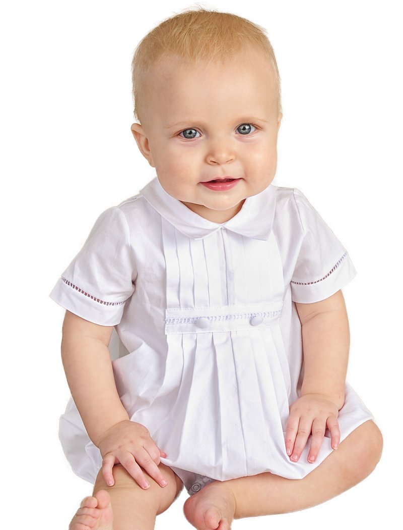 One Small Child David 9 Months Christening Baptism Blessing Outfit for Boys White