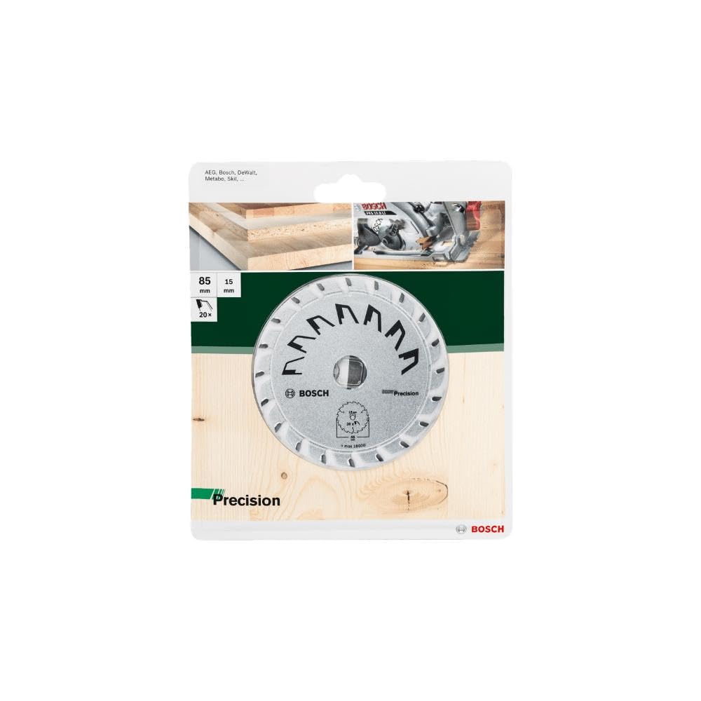 Bosch Home and Garden 2609256D62 Bosch Circular Saw Blade for Wood, Outer Diameter 150 mm, Bore 16 mm, Accessories for Circular Saw