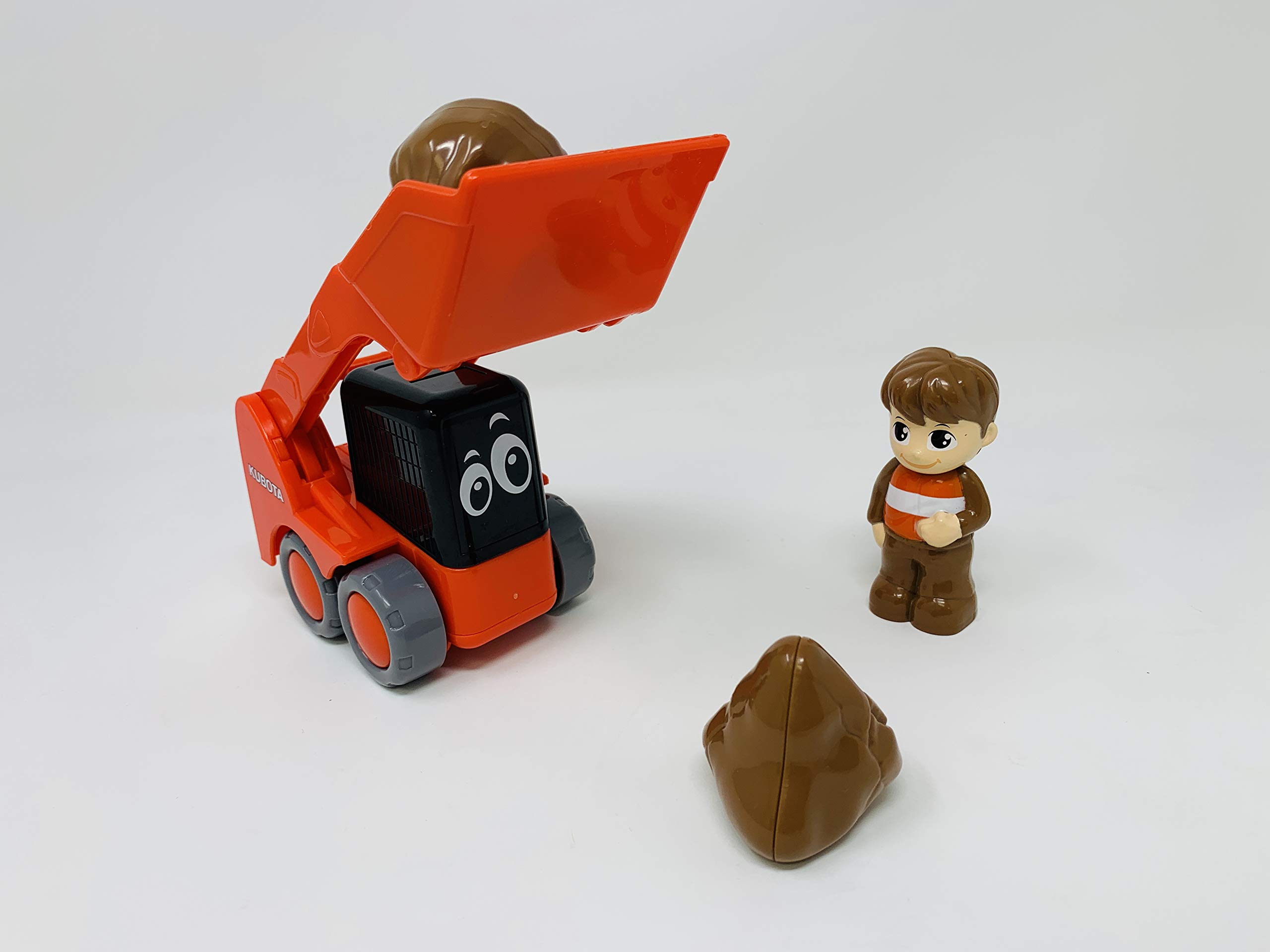 NewRay Kubota Pre-School Lil' Orange Skid Steer Play Set